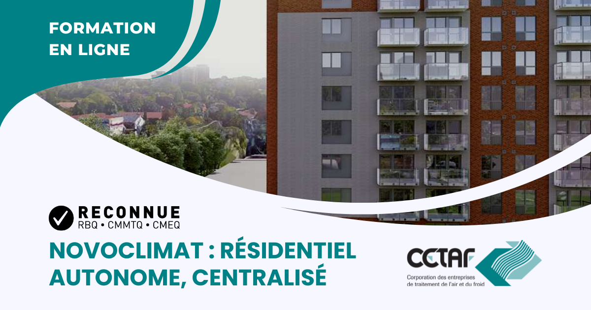 Formations au calendrier - Novoclimat - résidentiel autonome ...