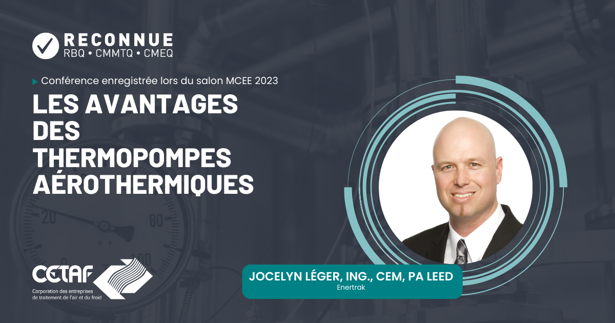 Formation sur APPRATIC - Les avantages des thermopompes aérothermiques ...