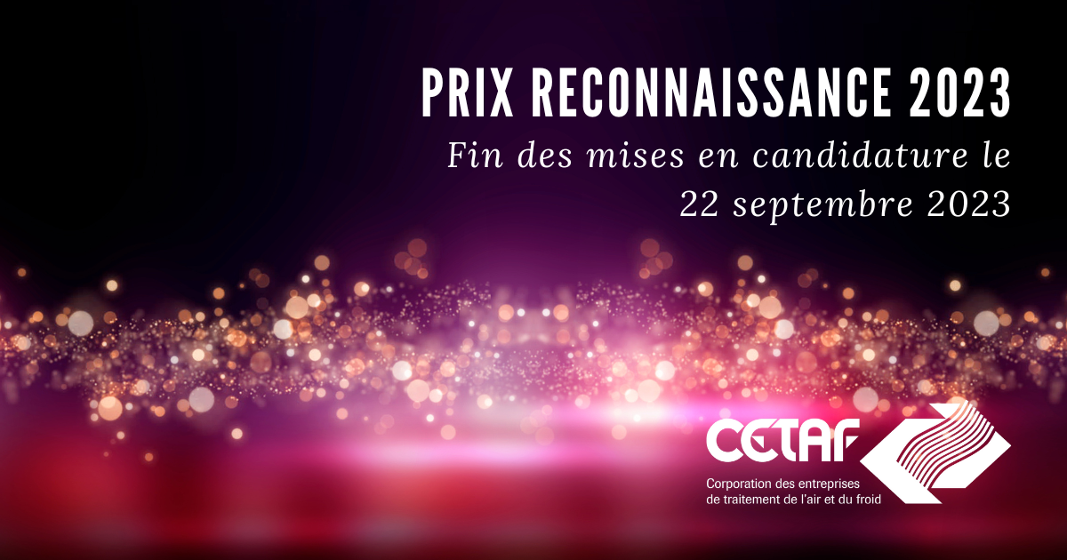 PRIX RECONNAISSANCE 2023 | Déposez votre candidature maintenant! - CETAF
